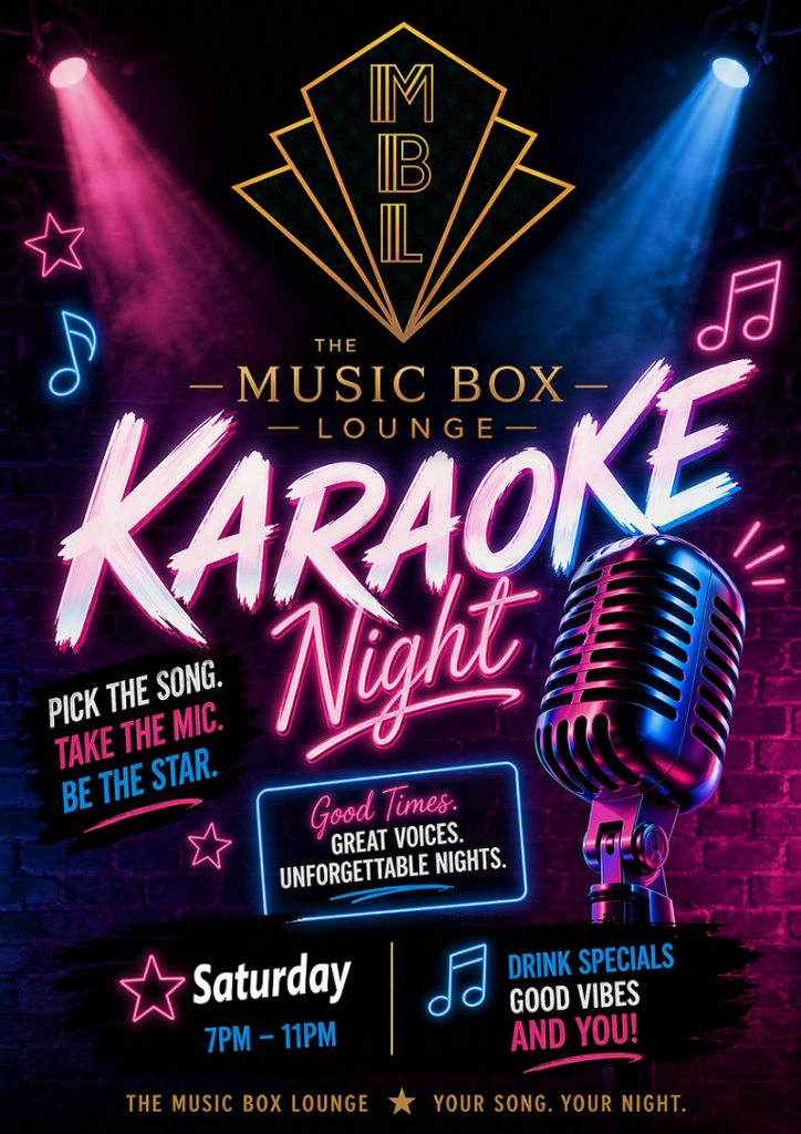 The Music Box Lounge - Live Shows & Events Hot Springs 2026 - Music Box ...